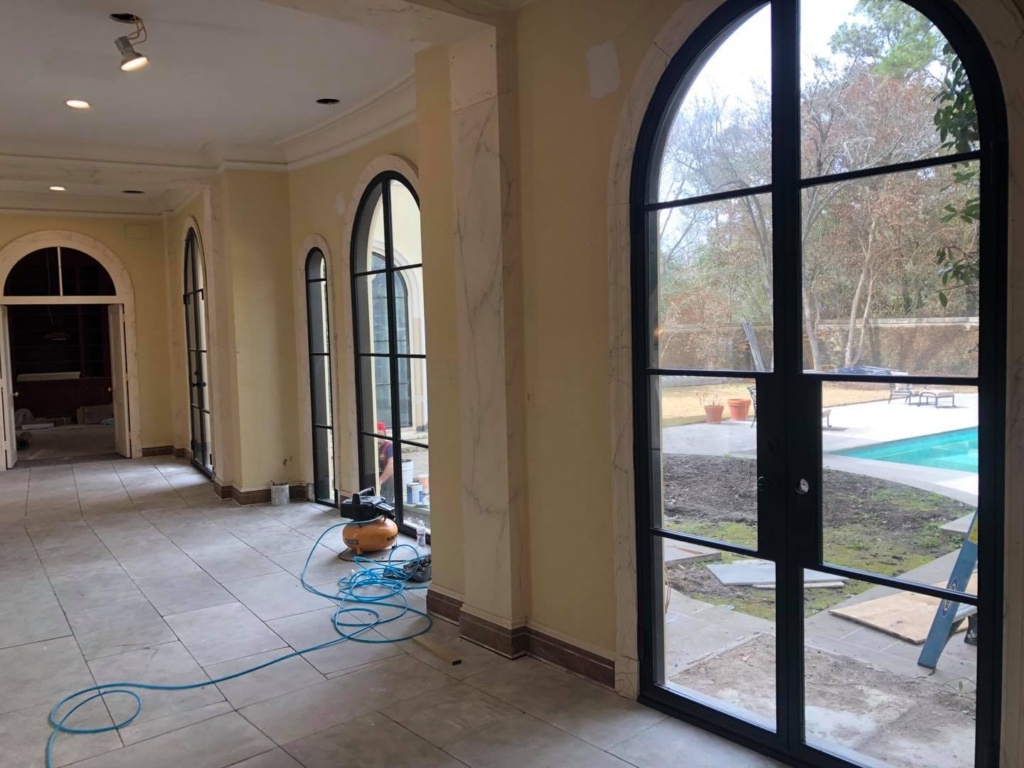 Narrow Profile Iron Doors – Primo Doors – Exterior Front Doors Houston ...