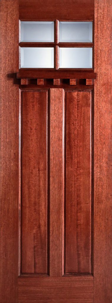 8′ Mahogany True Divided Light – Primo Doors – Exterior Front Doors ...