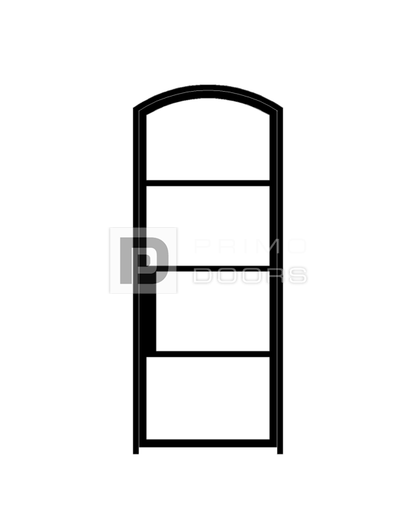 Narrow Profile Iron Doors - Primo Doors - Exterior Front Doors Houston ...
