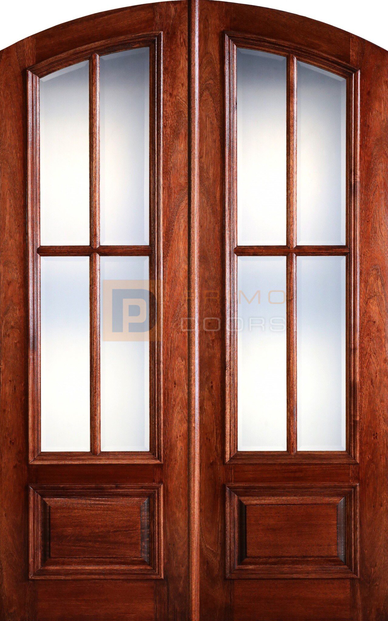 8′ Mahogany True Divided Light – Primo Doors – Exterior Front Doors ...